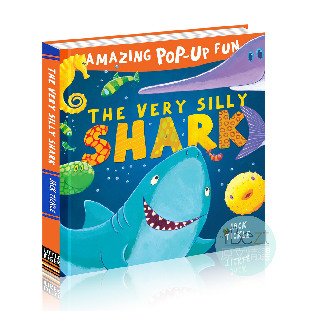 The Very Silly Shark 大開本驚奇觸摸立體書｜媽咪愛