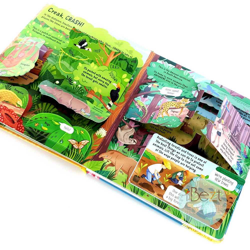 Look inside Animals in Danger 動物探索小百科｜媽咪愛