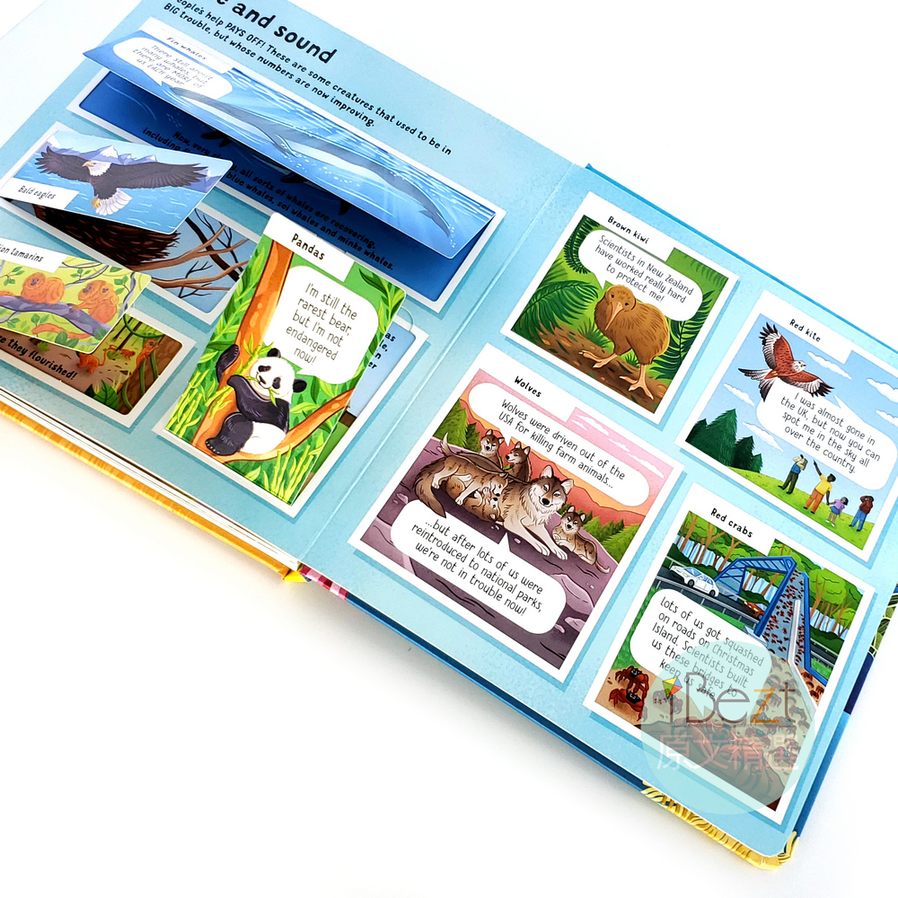 Look inside Animals in Danger 動物探索小百科｜媽咪愛