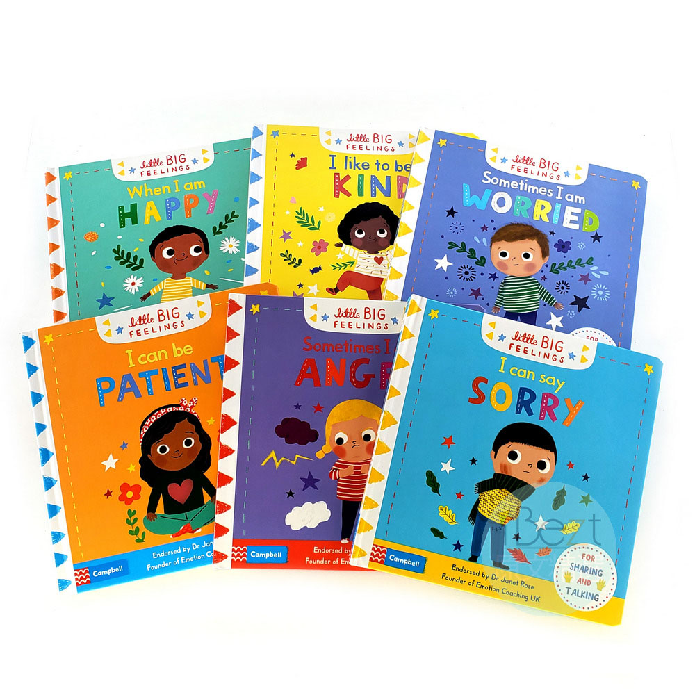 Little Big Feelings My First Emotions 情緒管理硬頁推拉書｜媽咪愛