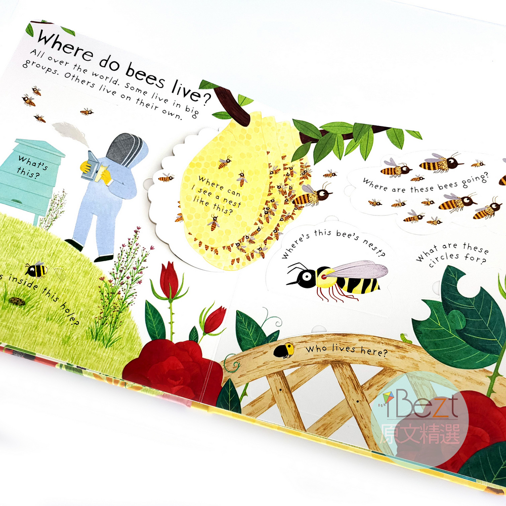 Why do we need bees Lift-the-Flap First Questions and Answers｜媽咪愛